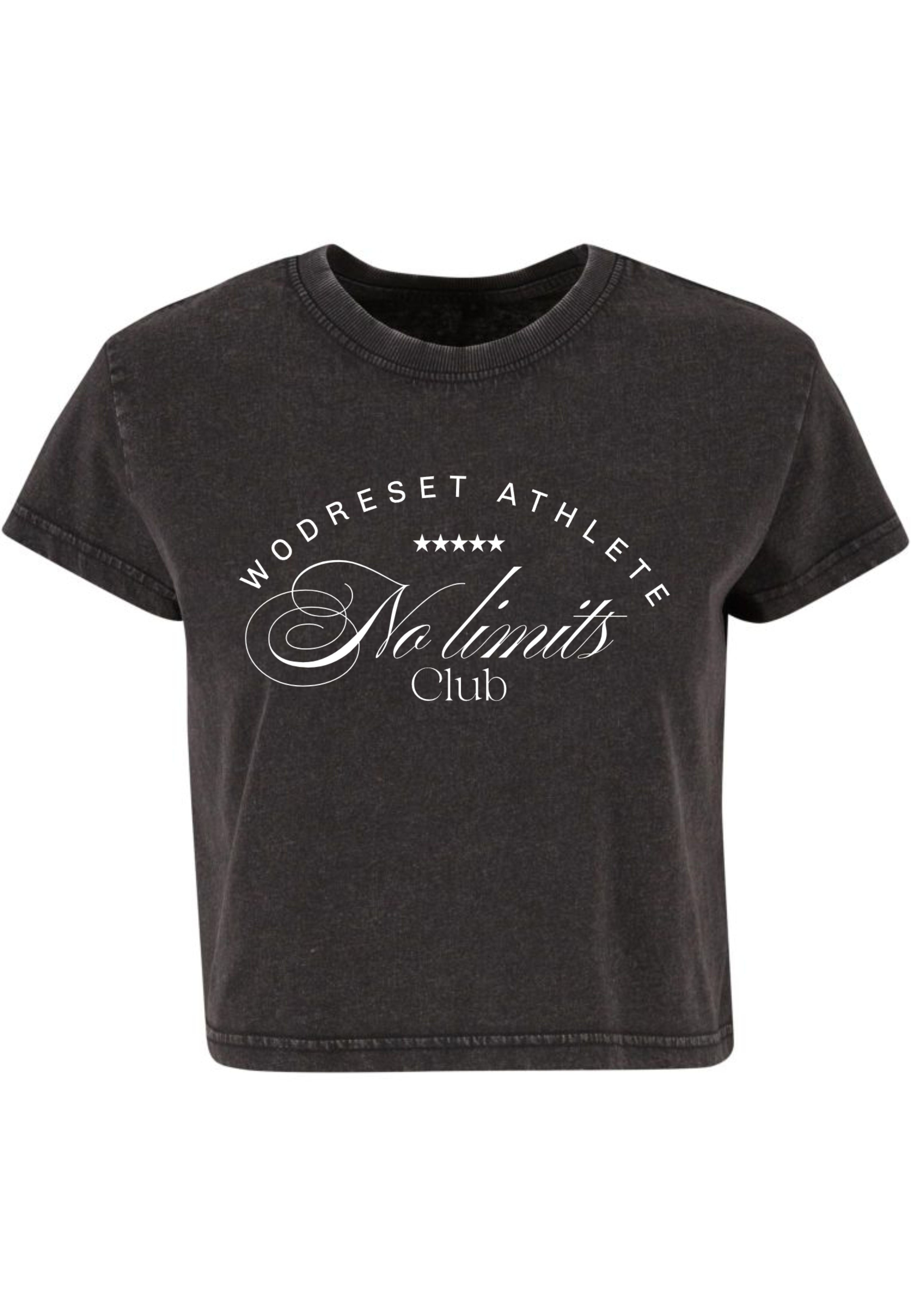 Crop Top No Limits Club Vintage CrossFit Mujer | WodReset